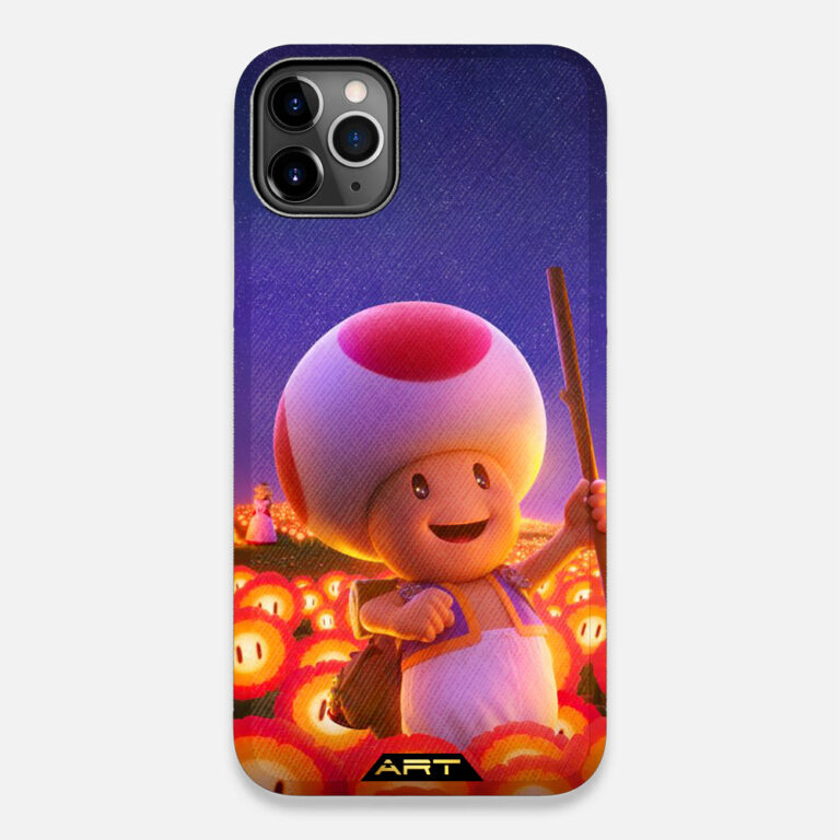 Toad & Fire Flowers - Super Mario Bros - | Art Cases